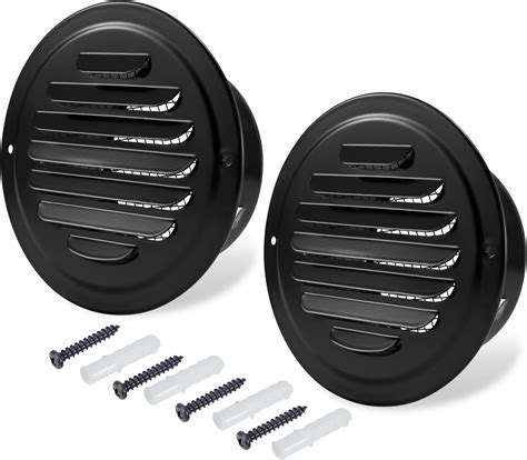 Joez Wonderful Black Air Vents Round Soffit Vents 30pcs 25mm Round