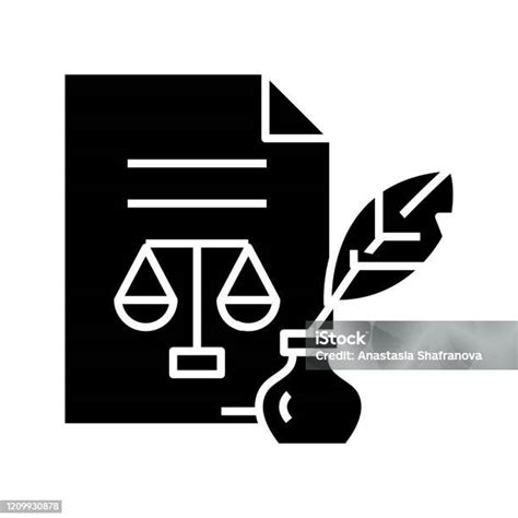 사법 문서 검은 색 아이콘 개념 그림 벡터 플랫 기호 글리프 기호 가득 찬에 대한 스톡 벡터 아트 및 기타 이미지 가득 찬 개념 개체 그룹 Istock