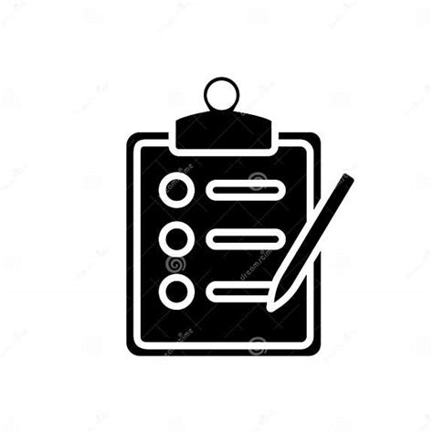Check Vector Icon Inspection Illustration Symbol Testing Symbol Stock