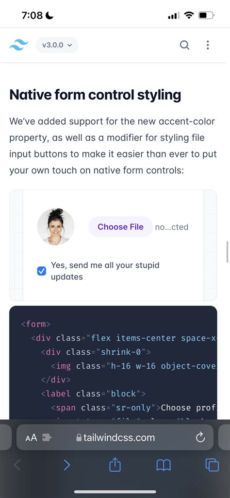Accent Colors Not Working On Ios · Issue 6316 · Tailwindlabs