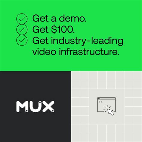 mux on linkedin get a mux demo get 100 mux