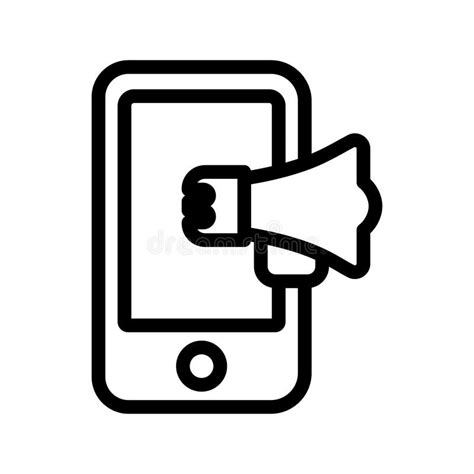 Mobile Advertisement Icon Stock Vector Illustration Of Advertisement 369344247