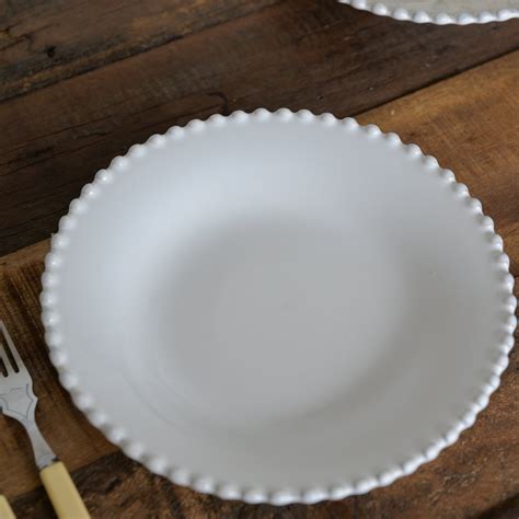 Pearl White Souppasta Plate 24cm Mon Pote