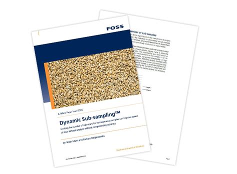 Infratec Nova Globalny Standard W Analizie Ziarna