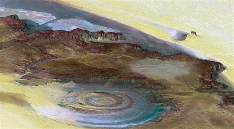 Eye Of The Sahara A Natural Wonder