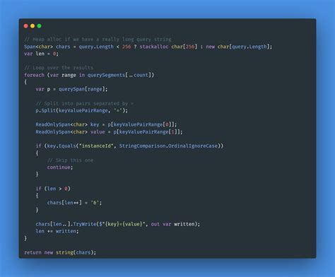 David Fowler On Twitter Lets Use The Same Technique But Manage The Internal Char Ourselves