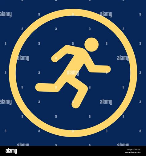 Running Man Icon Stock Photo Alamy