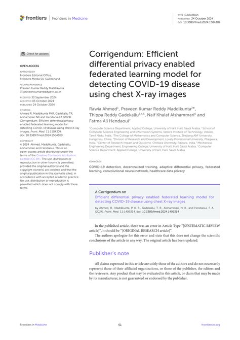 Pdf Corrigendum Efficient Differential Privacy Enabled Federated
