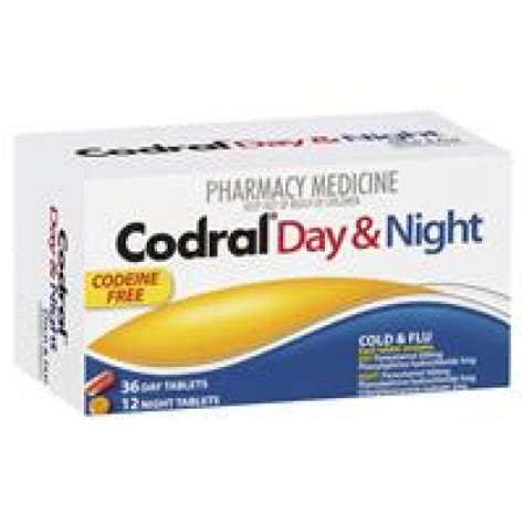 Codral Pe Daynight Codeine Free 48 Tabs