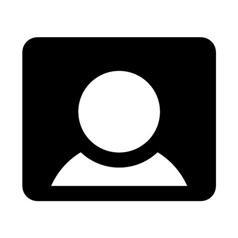 User Rectangle Fill Vector SVG Icon SVG Repo