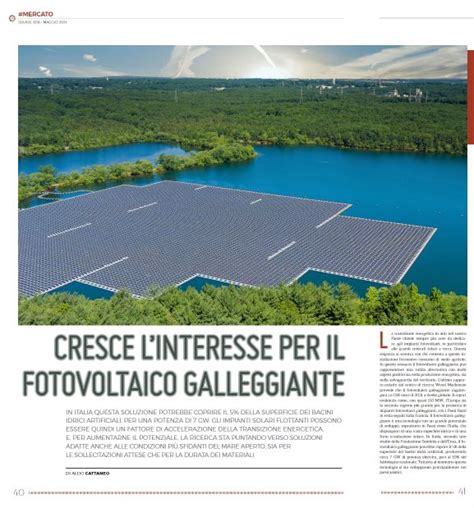 Francesco Molfese Su Linkedin Energiarinnovabile Solareb2b Fotovoltaico Flottante