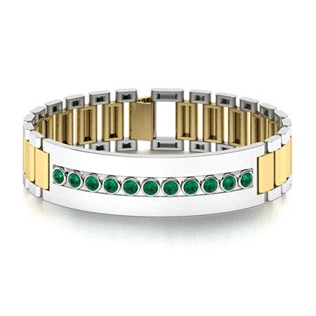 Mens Emerald Bracelets Mens Bracelets Diamondere Natural