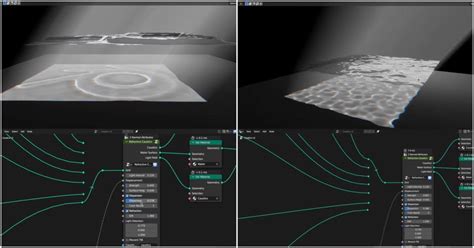 refractive caustics made with blender s geometry nodes