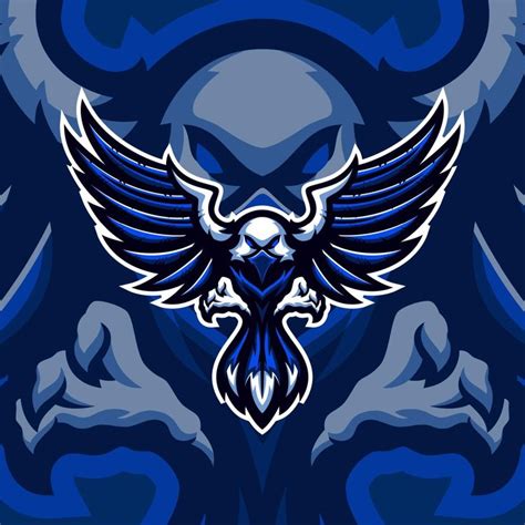 Eagle Masscot Logo Esport Vector