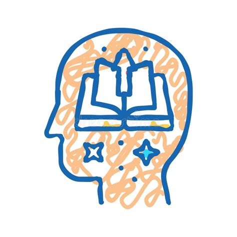 Educate Yourself Business Icon Doodle Illustration Stock Vector