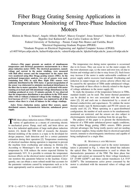 Pdf Fiber Bragg Grating Sensing Applications In Temperature