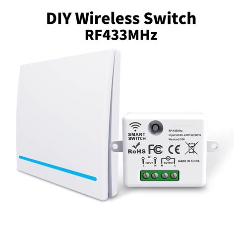 Interruptor Sem Fio Rf 433mhz Inteligente De Controle Remoto Shopee
