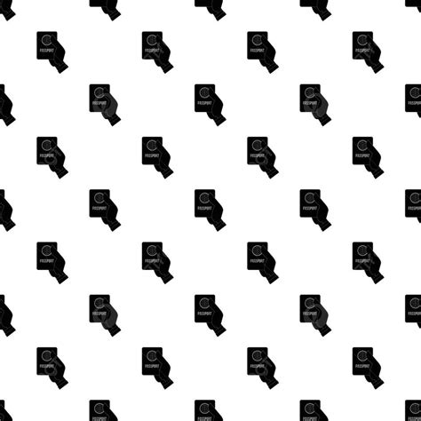 Passport Pattern Seamless In Simple Style Vector Illustration Passport Pattern Seamless In Simple Style Vector Illustration