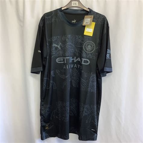 Manchester City Special Edition Black Football Shirt 2324 4xl Xxxxl