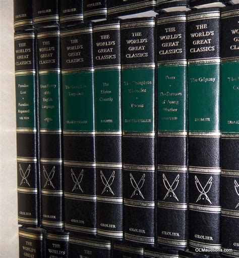 Internet Superstores Grolier The Worlds Greatest Classics 50 Volume Hardcover Book Set