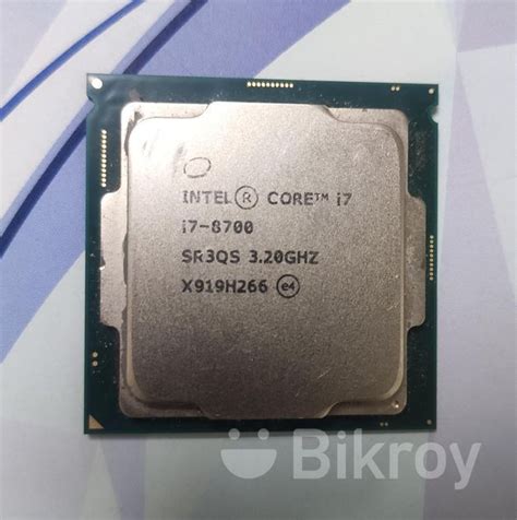 Intel Core I7 8th Gen Processor সুলভ মূল্যে বিক্রি হবে। বিক্রি লালবাগ Bikroy