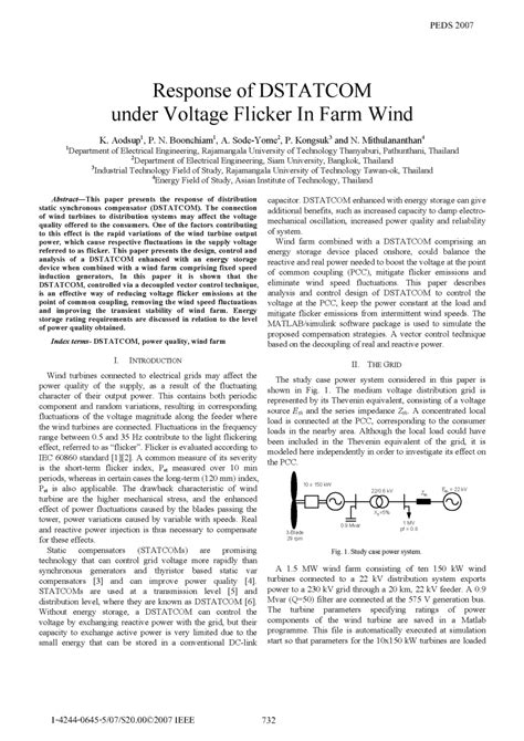 pdf analysis and control of dstatcom for voltage regulation
