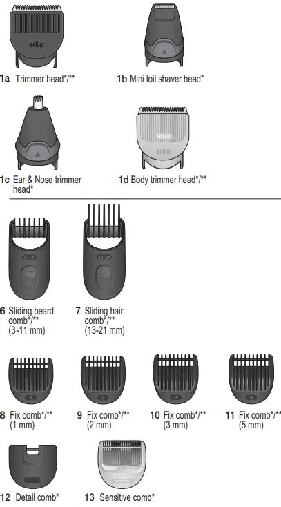 BRAUN 5514 Series 3 BG3340 Gentle Grey Instruction Manual