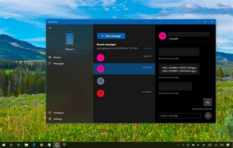 How To Send Texts Using Your Phone App On Windows 10 Pureinfotech