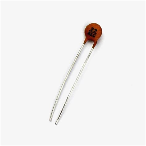 22pf Ceramic Capacitor Pack Of 5 Quartzcomponents