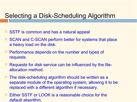disk scheduling algorithms ppt