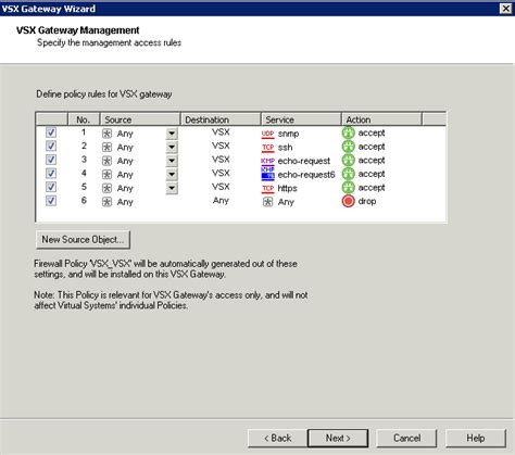 cyber security information security creating checkpoint vsx and
