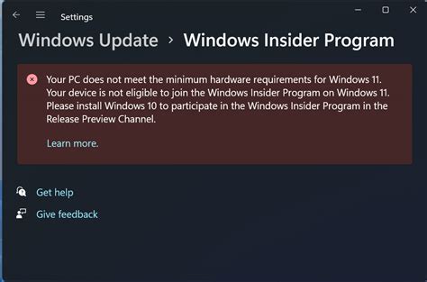 Microsoft Kicks Unsupported Pcs Out Of Windows 11 Preview Program