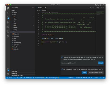 vscode clangd 설정