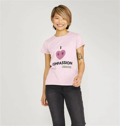 Womens Compassion T Shirt Compassion In World Farming
