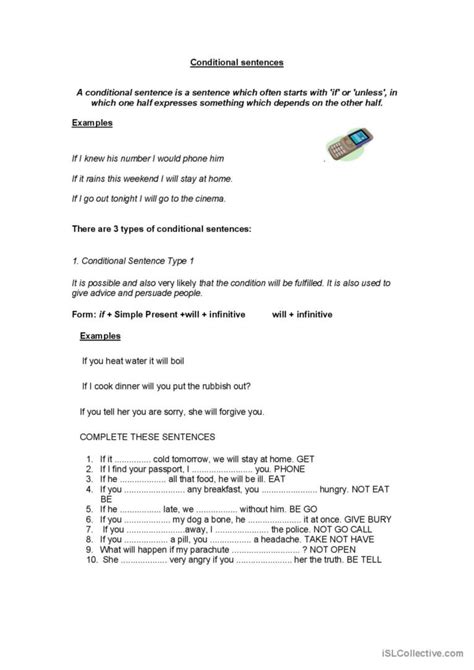 Conditional Work Pack English Esl Worksheets Pdf And Doc