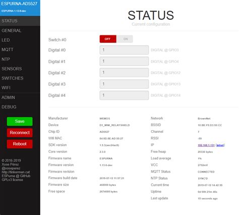 Using Wemos D Mini With Multiple GPIO Inputs Issue Xoseperez Espurna GitHub