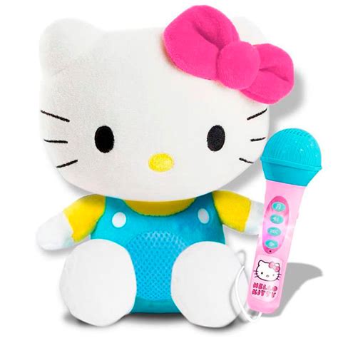 Hello Kitty Peluche Con Amplificador Y Micrófono Drim
