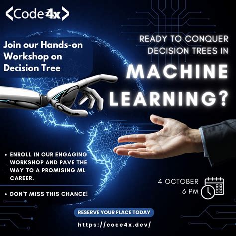 Code4x on LinkedIn: #machinelearning #decisiontrees #datascience #mlworkshop #skilldevelopment…