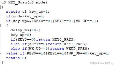 基于正点原子ministm32板按键输入实验的学习正点原子stm32mini硬件连接 Csdn博客