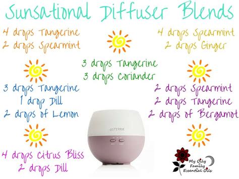 Essential Oil Diffuser Blends Using Tangerine Cumin Dill And