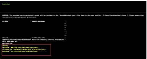 Empty File Output While Reading A File From Azure File Share Using Powershell In Azure