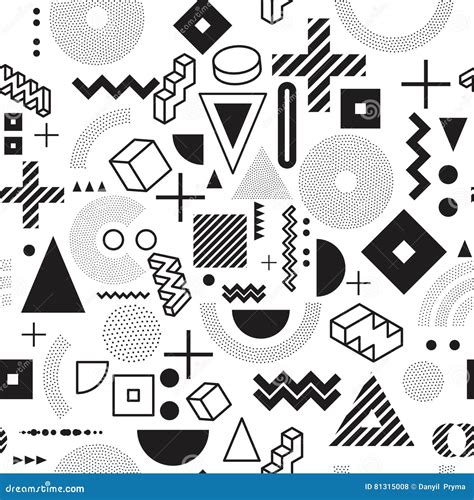 Geometric Seamless Pattern Stock Vector Illustration Of Pattern 81315008