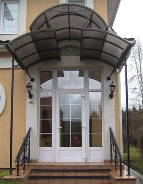 Навес входной группы (70 фото) » НА ДАЧЕ ФОТО