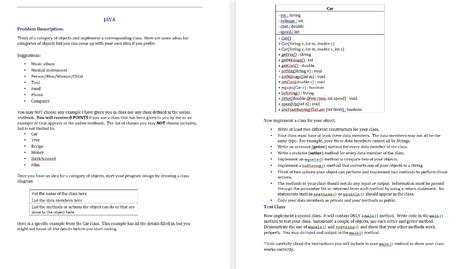 Solved Problem Description Think Of A Category Of Objects