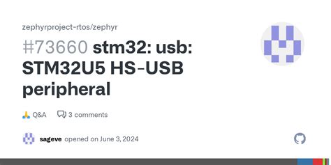 Stm32 Usb Stm32u5 Hs Usb Peripheral · Zephyrproject Rtos Zephyr