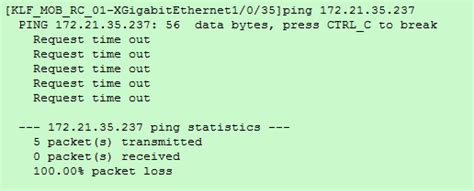 Core Switch S12700 Direct Network Ping Timeout And Intermit