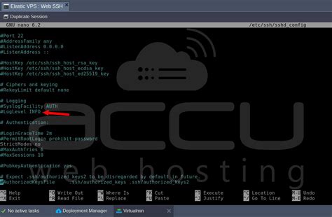 How Do You Enable Detailed Logging Of SSH Access AccuWebHosting