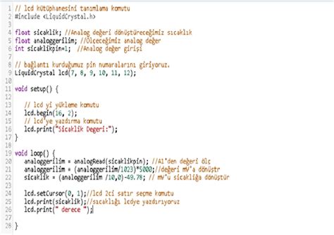 Arduino Haber Arduino Ile Termometre Yapımı