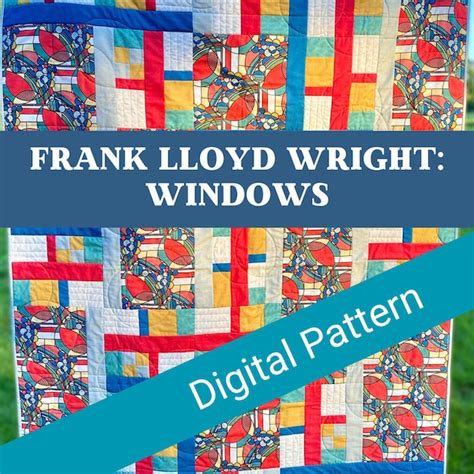 Frank Lloyd Wright Fabric Etsy