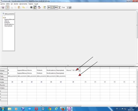 Libreoffice Base Consulta Con Operaciones Aplicaciones De Libre Uso